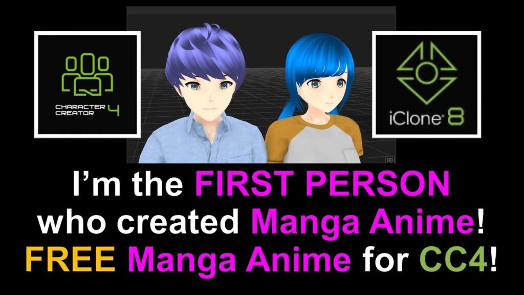 The First Manga Avatars in Character Creator 4 | Import, Customize, and ...